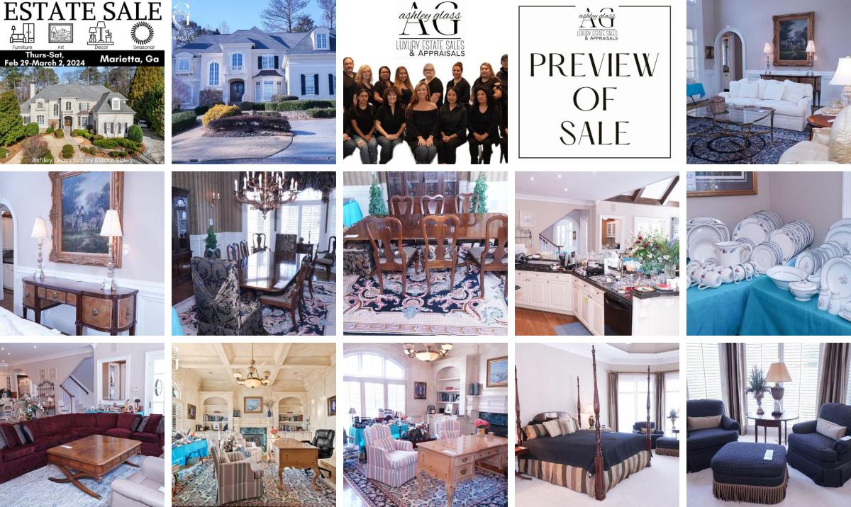 50% OFF Saturday! Ashley Glass Luxury Estate Sales Presents a Multi ...