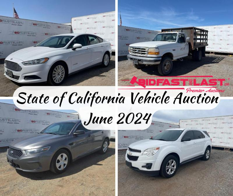 State of California Vehicle Auction June 2024 | EstateSales.org