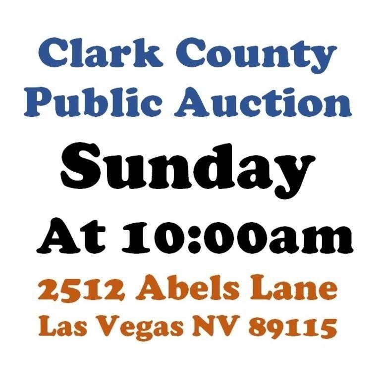 SUNDAY @10:0am - Clark County Online Public Auction Pt.2 2/23 ...