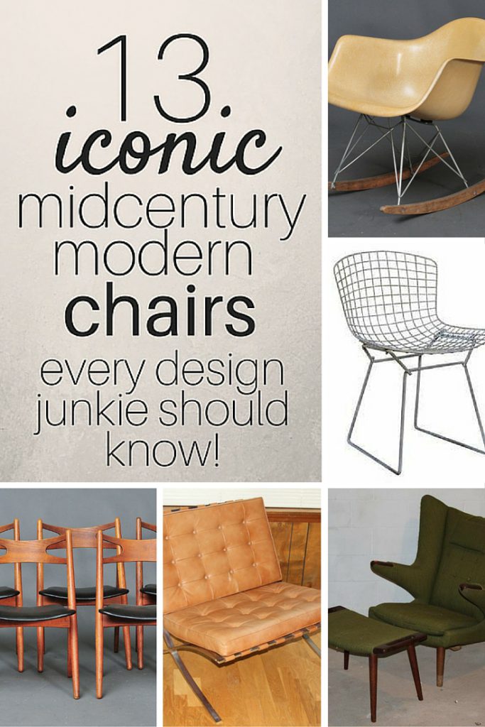 13 Iconic Mid Century Modern Chairs | Estate Sale Blog